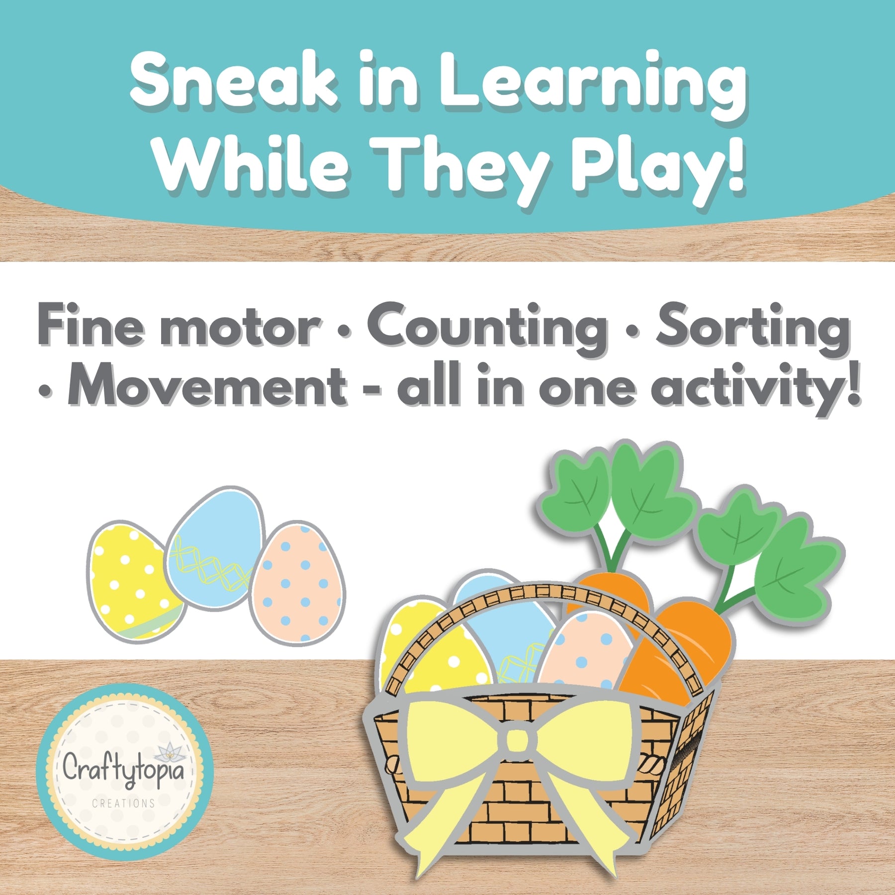 Easter Scavenger Hunt Printable Craft for Kids | Spring Activity ...