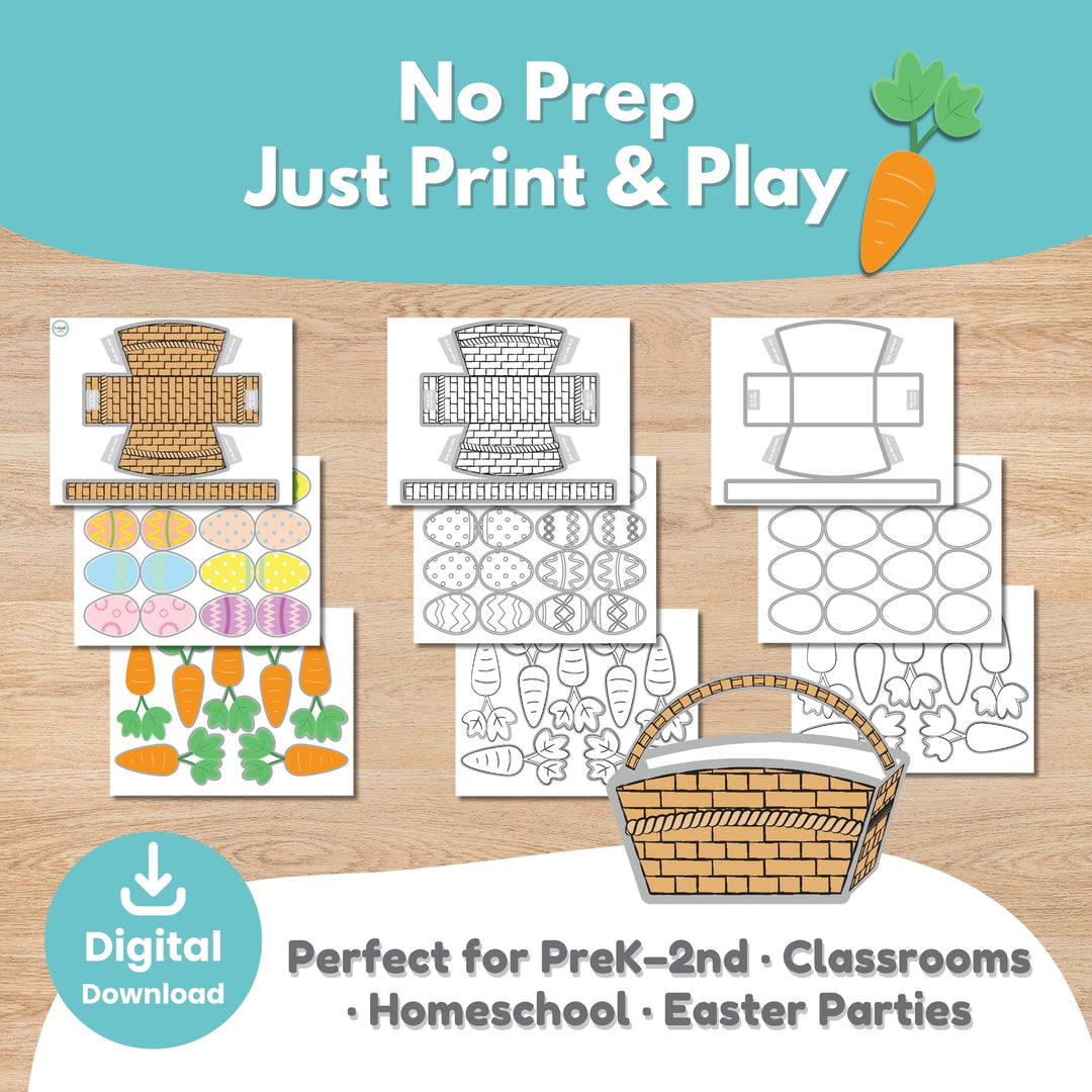 Easter Scavenger Hunt Printable Craft for Kids | Spring Activity ...