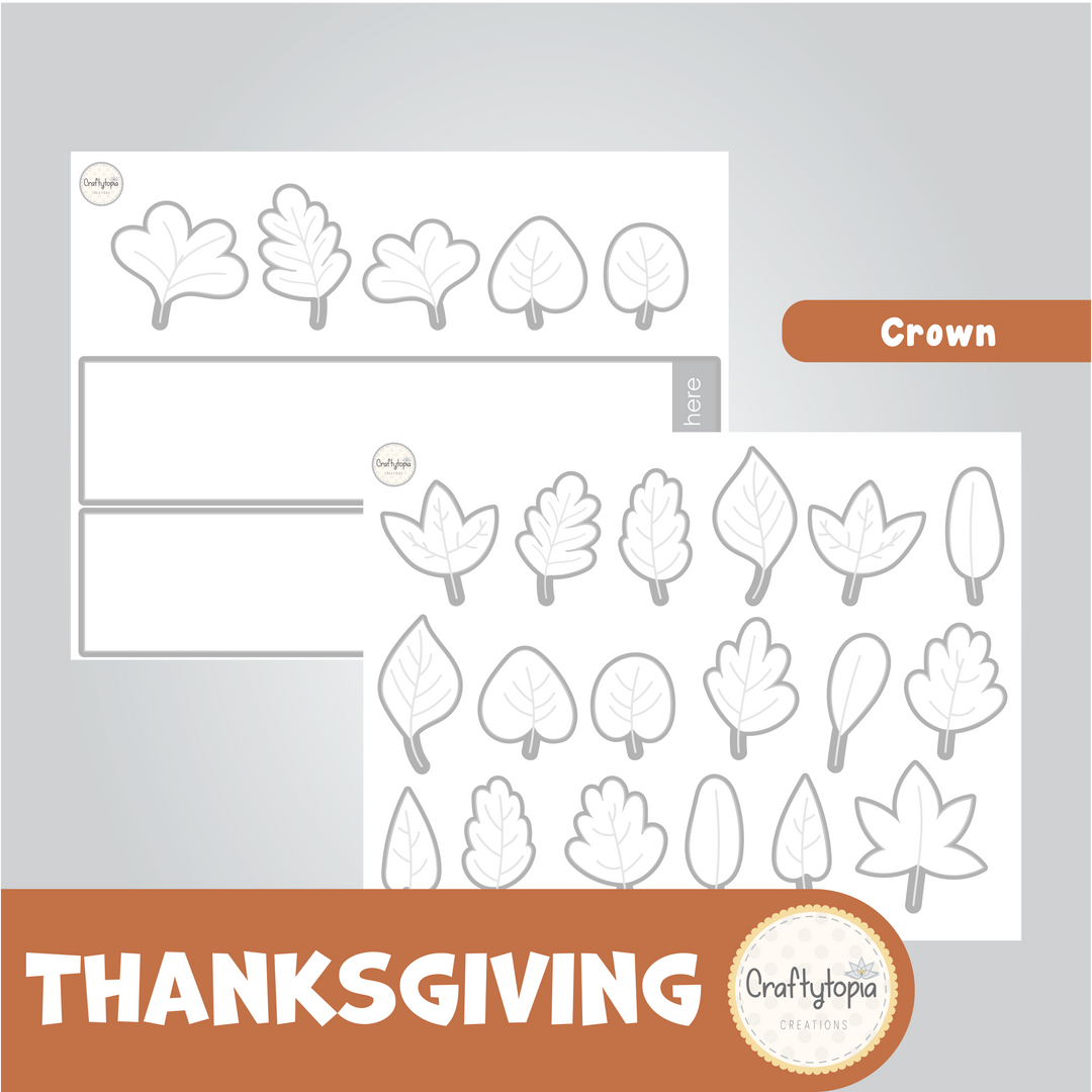Thanksgiving Fall Leaves Crown Craft | Kids Activity-Craftytopia ...